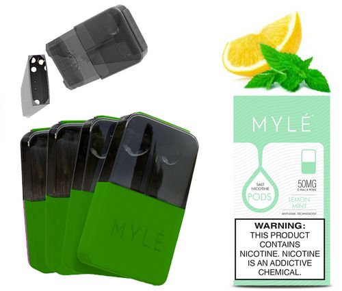 Myle V4 Lemon Mint Pod [250 Puffs] with Free Delivery